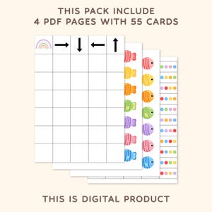 Fish Arrow Color Coding Game Direction Activity, Printable Fun for Fine ...