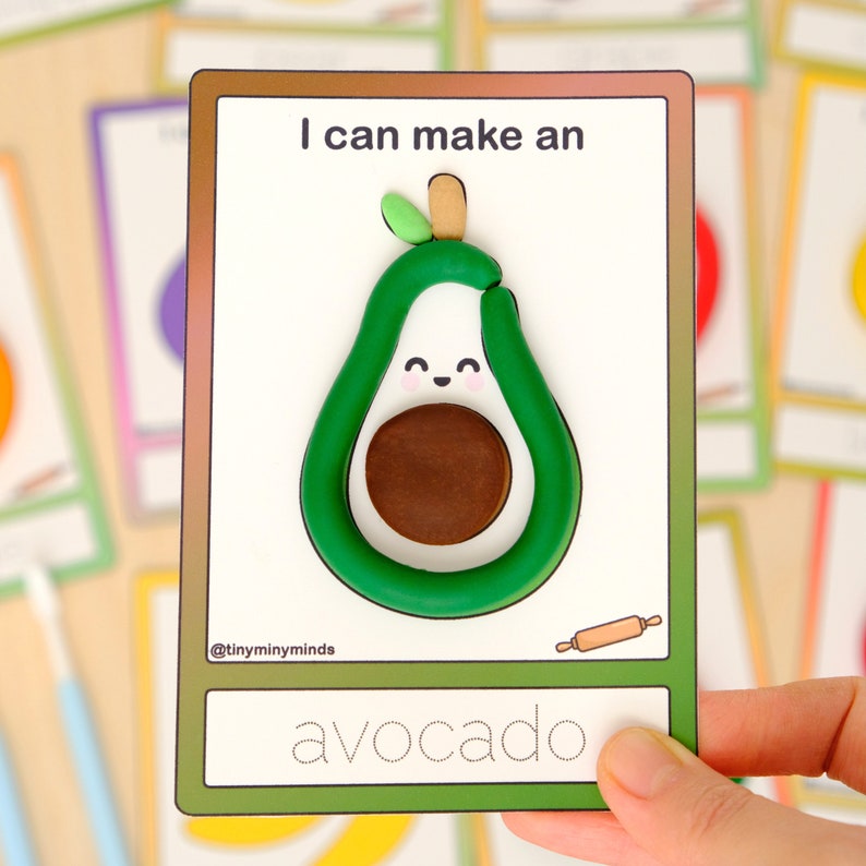 Fruits Play Dough Mats: Printable Fun for Fine Motor Skills, Preschool ...