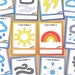 Weather Play Dough Mats, Printable Fun for Fine Motor Skills, Preschool ...