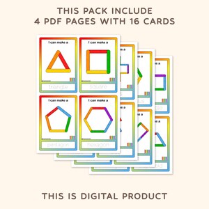 Popsicle Sticks Shapes Activity Cards: Fine Motor Skills (digital ...