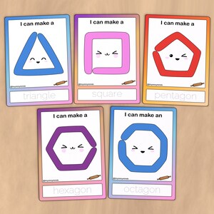 Shapes Play Dough Mats, Printable Fun for Fine Motor Skills, Preschool ...