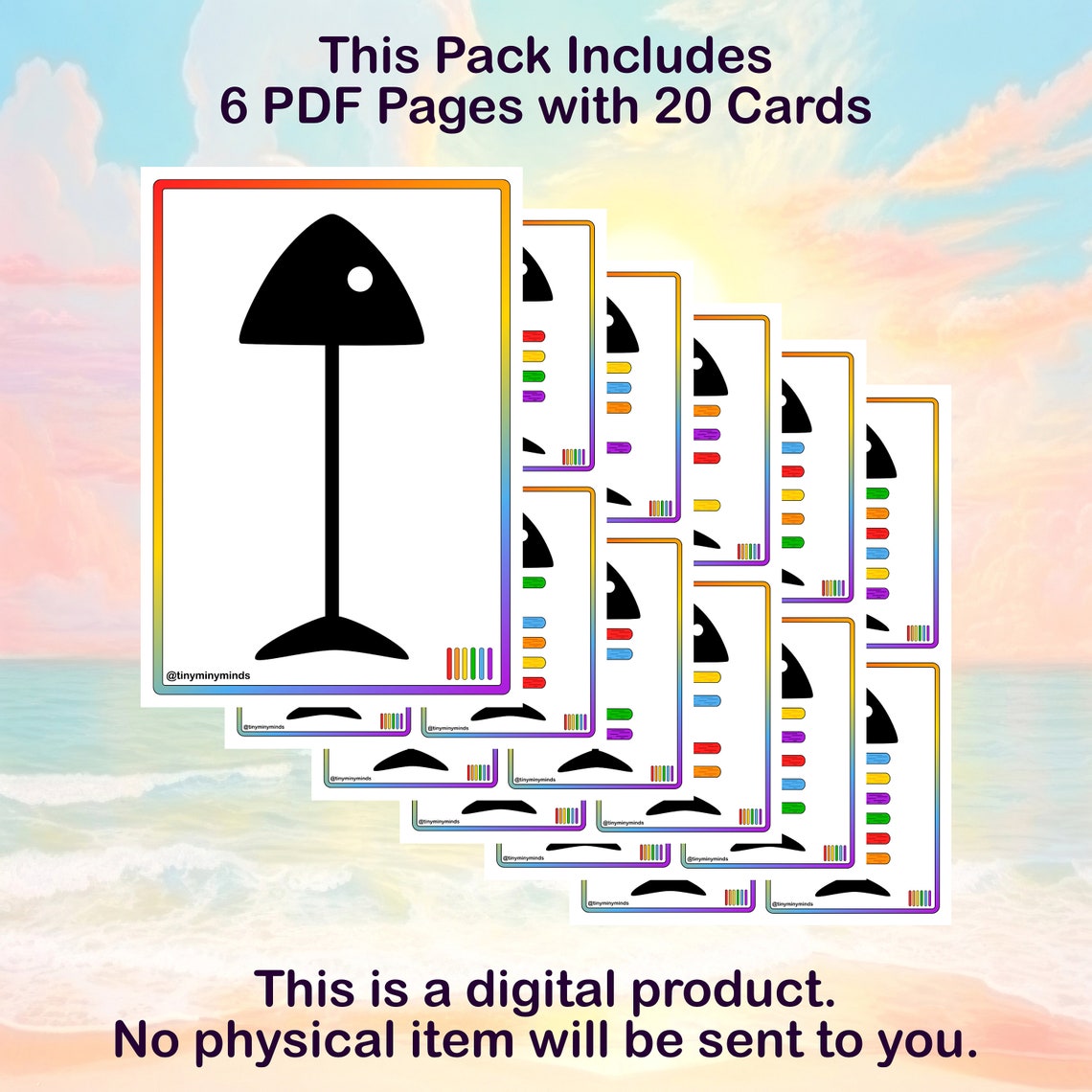 Popsicle Sticks Color Sorting Activity Cards, Printable Fun for Fine ...