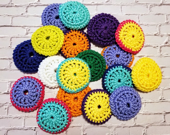 Grandma's Heavy Duty Pot Scrubber - Crochet Scrubber - Nylon Scrubby ...