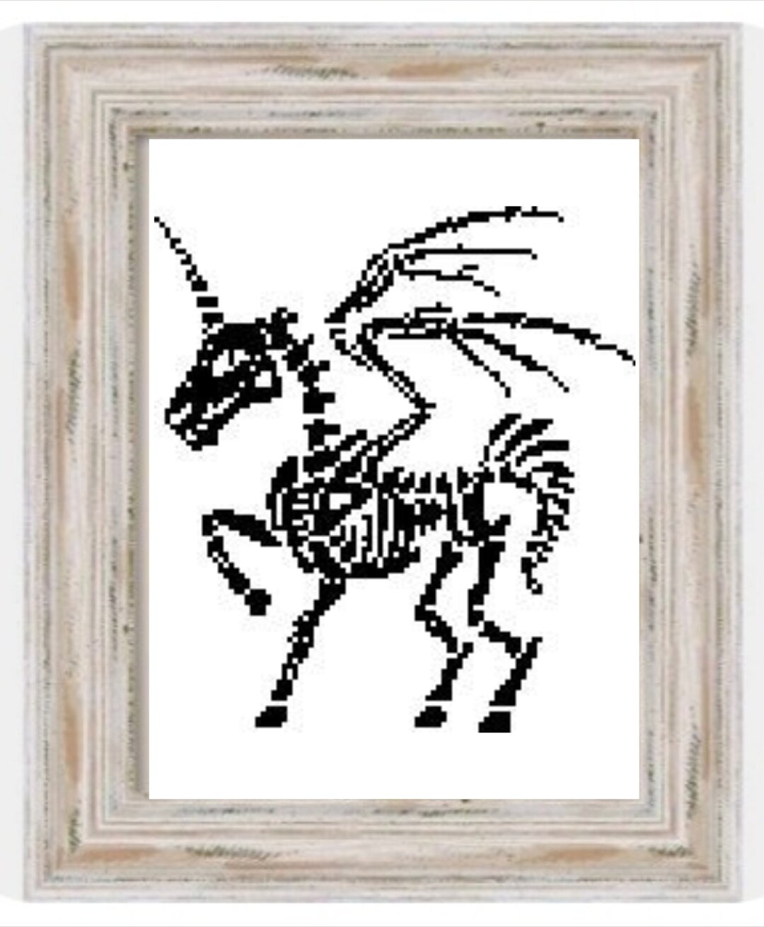Pegacorn Skelly- Modern Cross Stitch, Animals, Fantasy, Unicorn ...