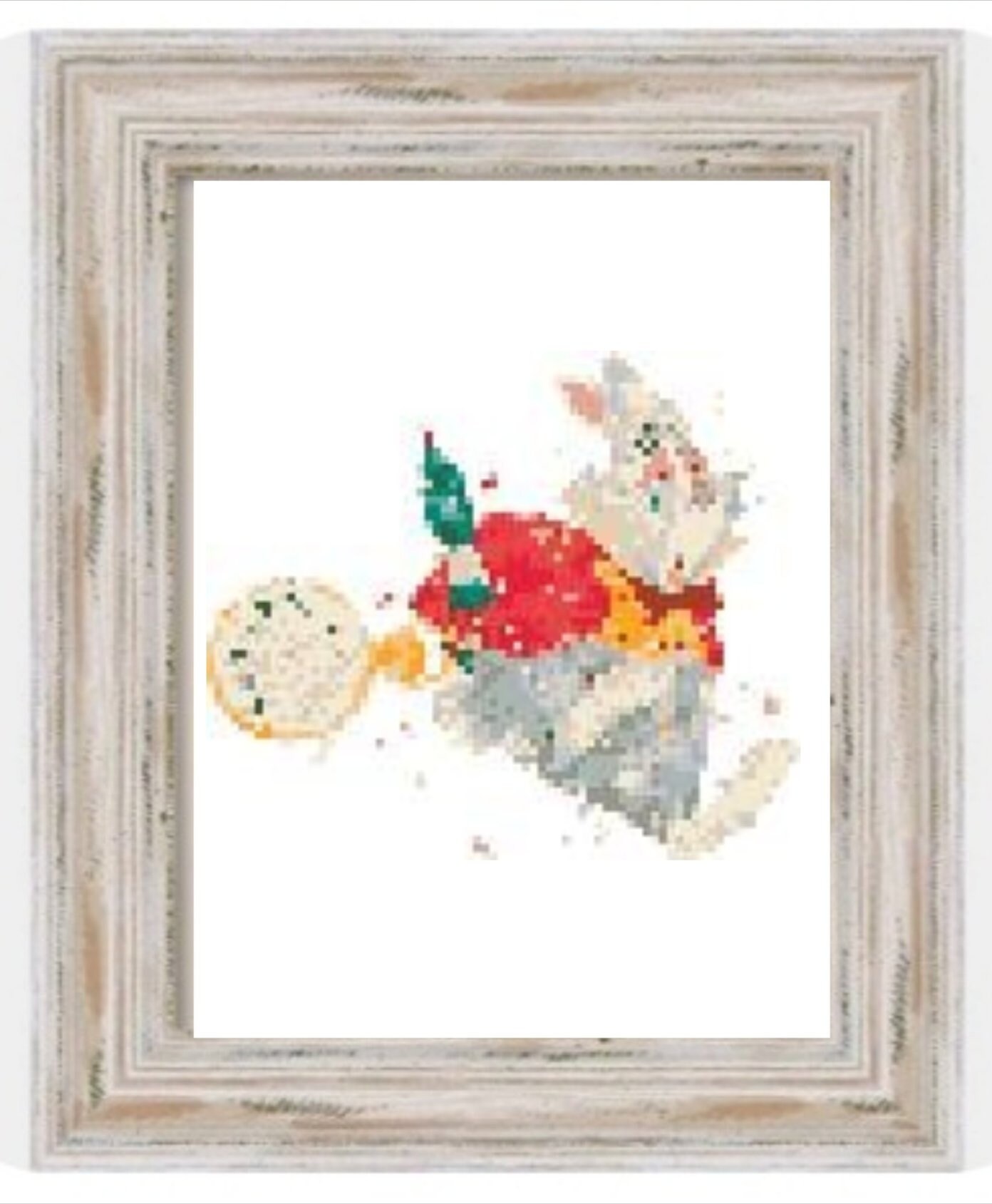 Watercolor Rabbit- Modern Cross Stitch, Cartoon, Movie, Late, Bunny ...