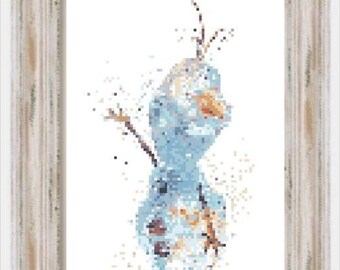 Olaf Cross Stitch | Etsy