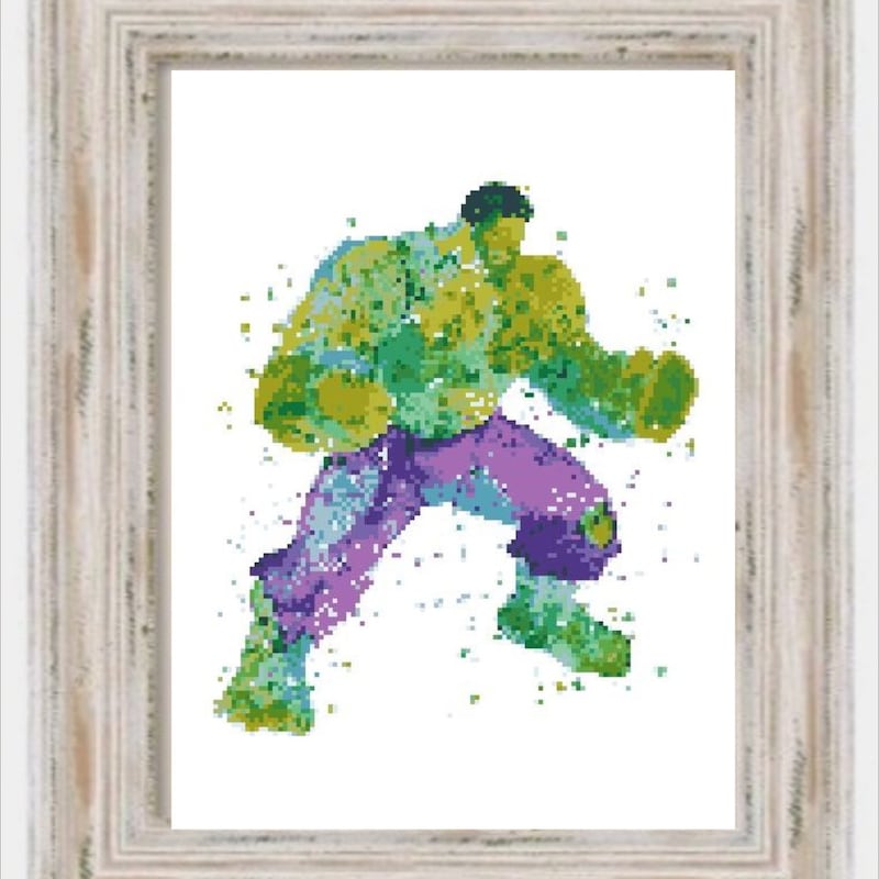 Super Hero Cross Stitch Pattern - Etsy