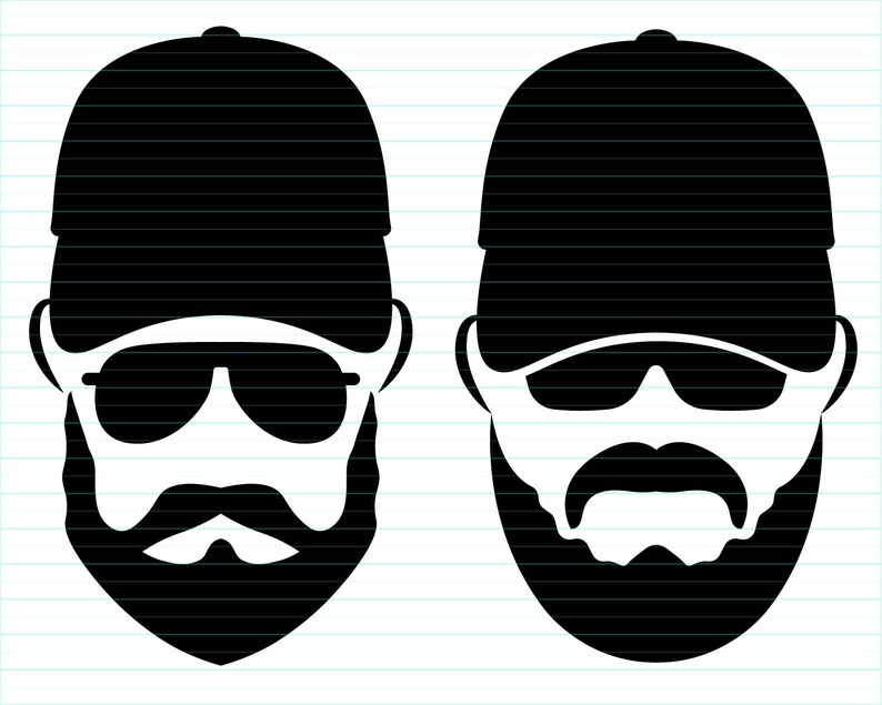 Beard Man SVG Bundle Beard Man SVG Beards Svg Beard Svg | Etsy