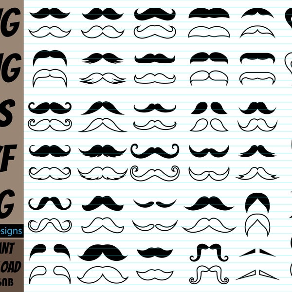 Mustaches - Etsy
