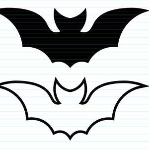 Murciélagos SVG, Bats SVG bundle, Halloween SVG, Bat clipart, Halloween ...