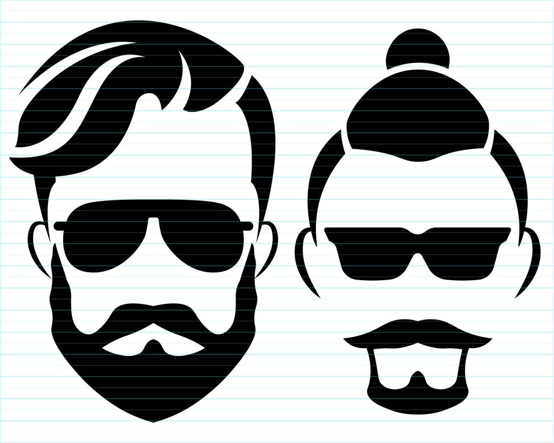 Beard Man SVG Bundle Beard Man SVG Beards Svg Beard Svg | Etsy