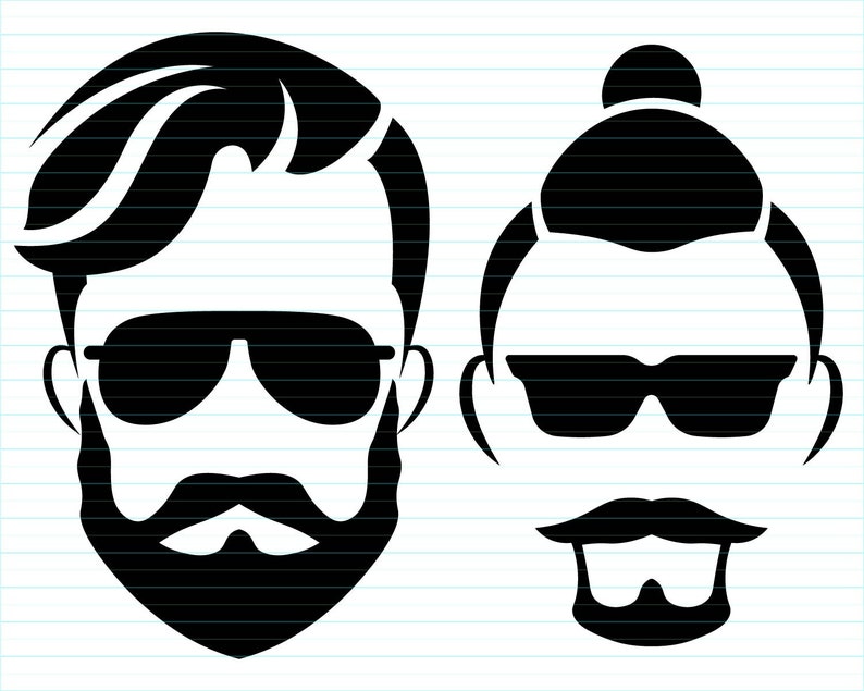 Beard Man SVG Bundle Beard Man SVG Beards Svg Beard Svg | Etsy