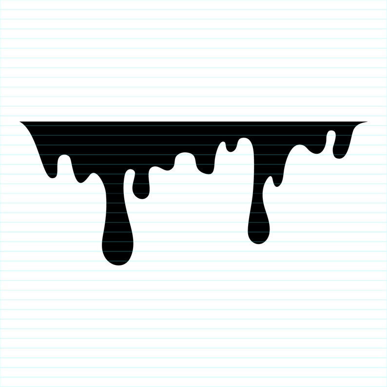 Dripping Borders Svg Bundle Dripping Paint Svg Dripping | Etsy