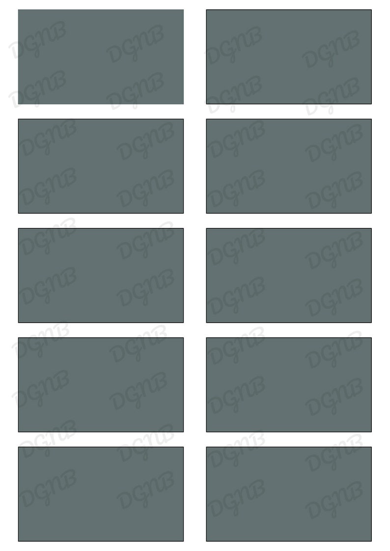 3 5x2 0 Business Card Template Instant Download Ai Etsy