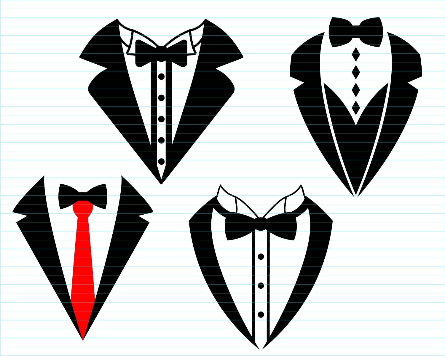 Tuxedo SVG Bundle Tuxedo SVG Suit Clipart Suit Bundle Svg - Etsy Denmark