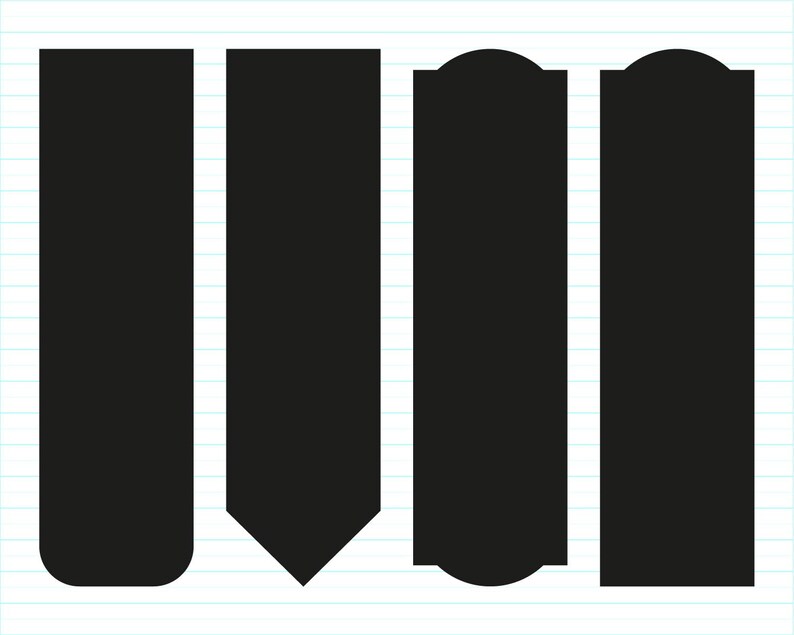 Bookmark Template SVG Bundle Bookmark Template SVG Bookmark - Etsy