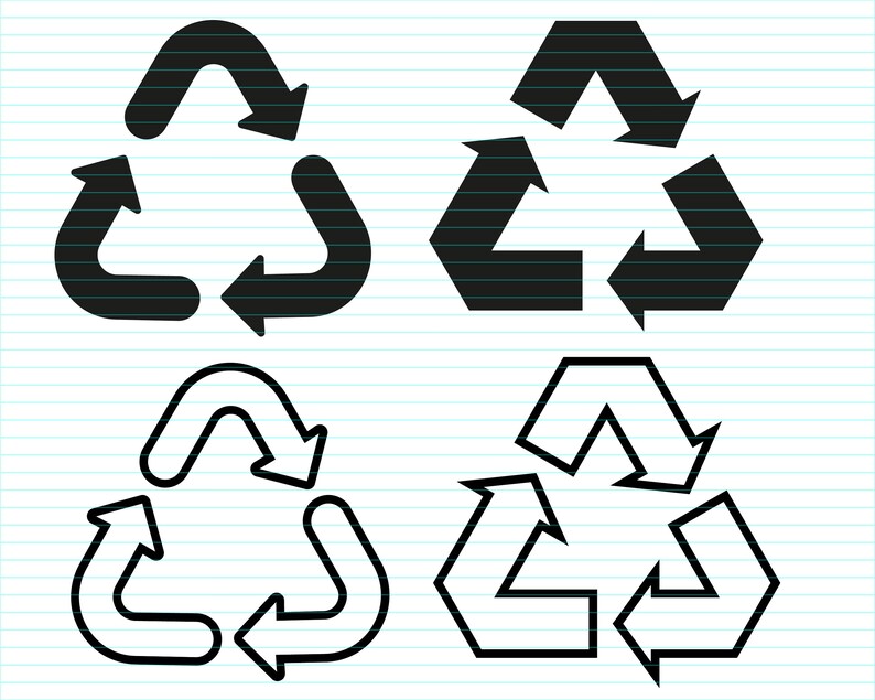 Recycle Logo SVG Recycle Vectorrecycle Sign Recycling - Etsy