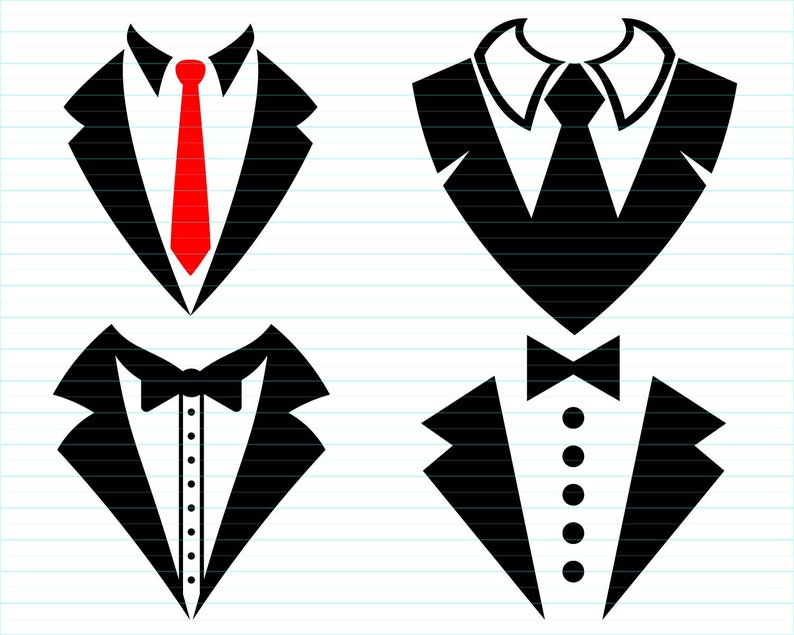 Tuxedo SVG Bundle Tuxedo SVG Suit Clipart Suit Bundle Svg | Etsy Denmark