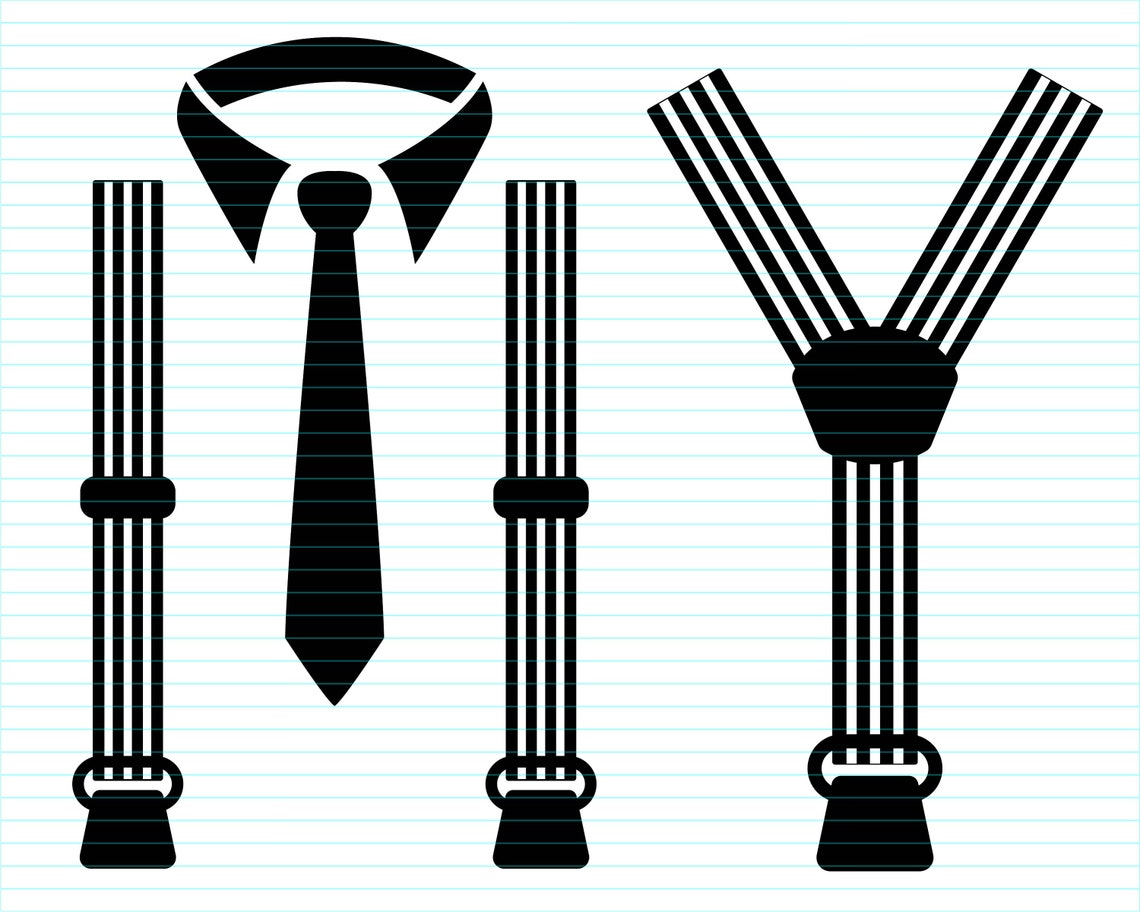 Suspenders SVG Suspenders SVG Tuxedo SVG Bow Tie Svg Boy | Etsy