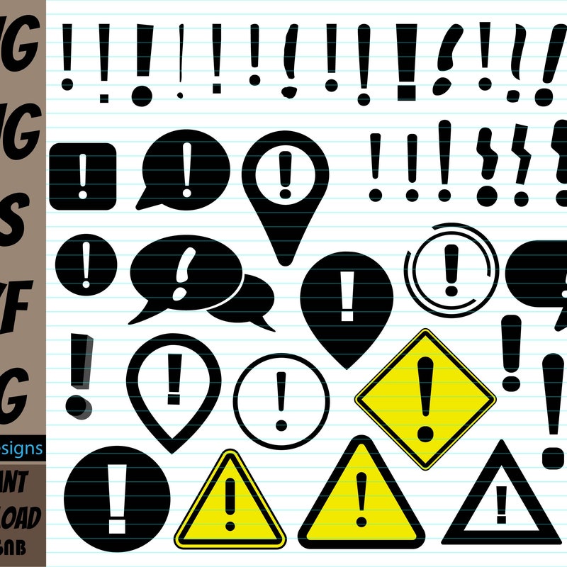 Exclamation Mark - Etsy