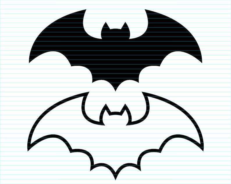 Bats SVG Bats SVG Bundle Halloween SVG Bat Clipart | Etsy