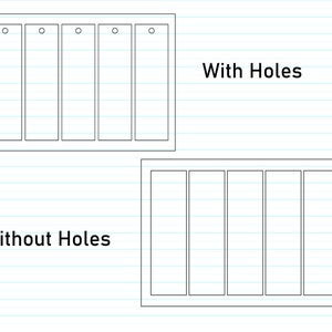 Bookmark Template SVG Bundle, Bookmark Template SVG, Bookmark Printable ...
