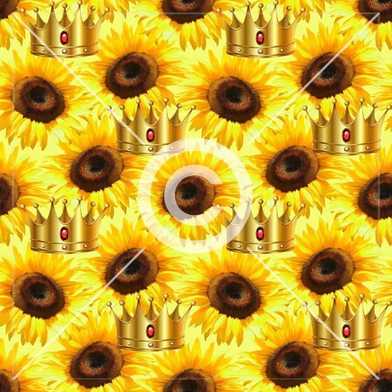 Craft Supplies & Tools Sunflowers Black and White Checkered Seamless ...