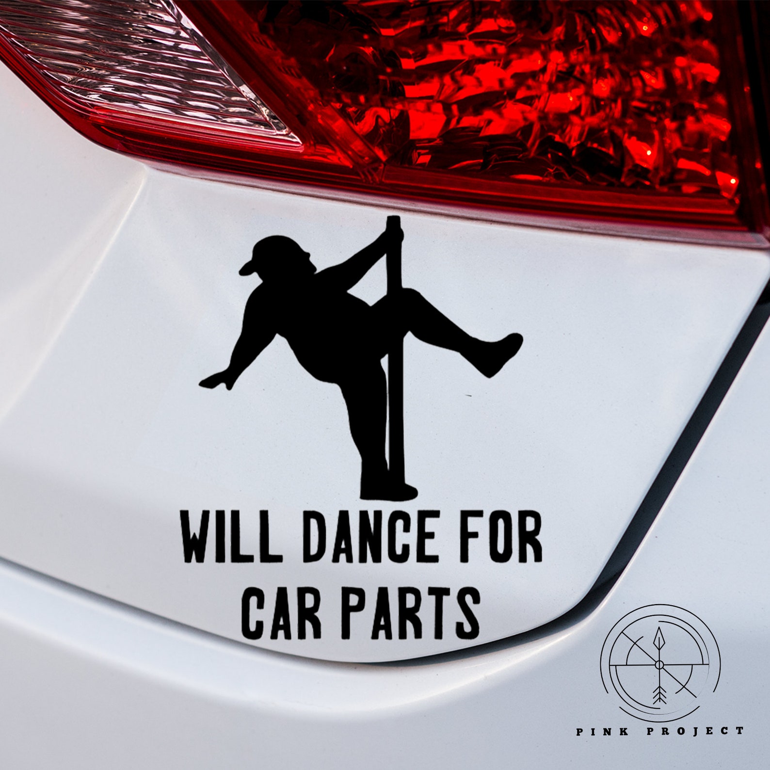 Will Dance for Car Parts Decal Funny Car Sticker Men Vinyl | Etsy