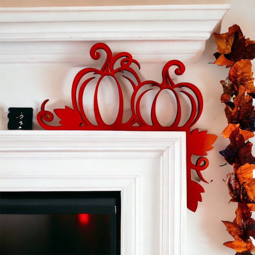 Door Corner Decor Fall Decor Holiday Decorations Thanksgiving Pumpkin ...