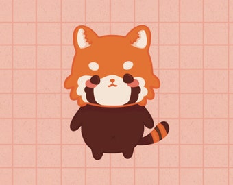 36 Cute Red Panda Digital Sticker Pack Red Panda Printable - Etsy