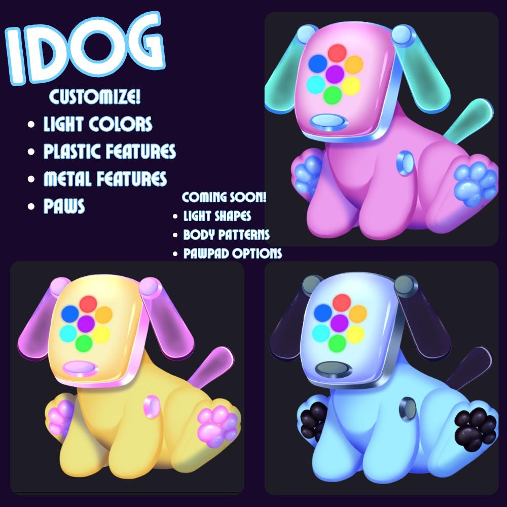 VTS Idog Stream Pet for Vtubestudio V1.0 - Etsy