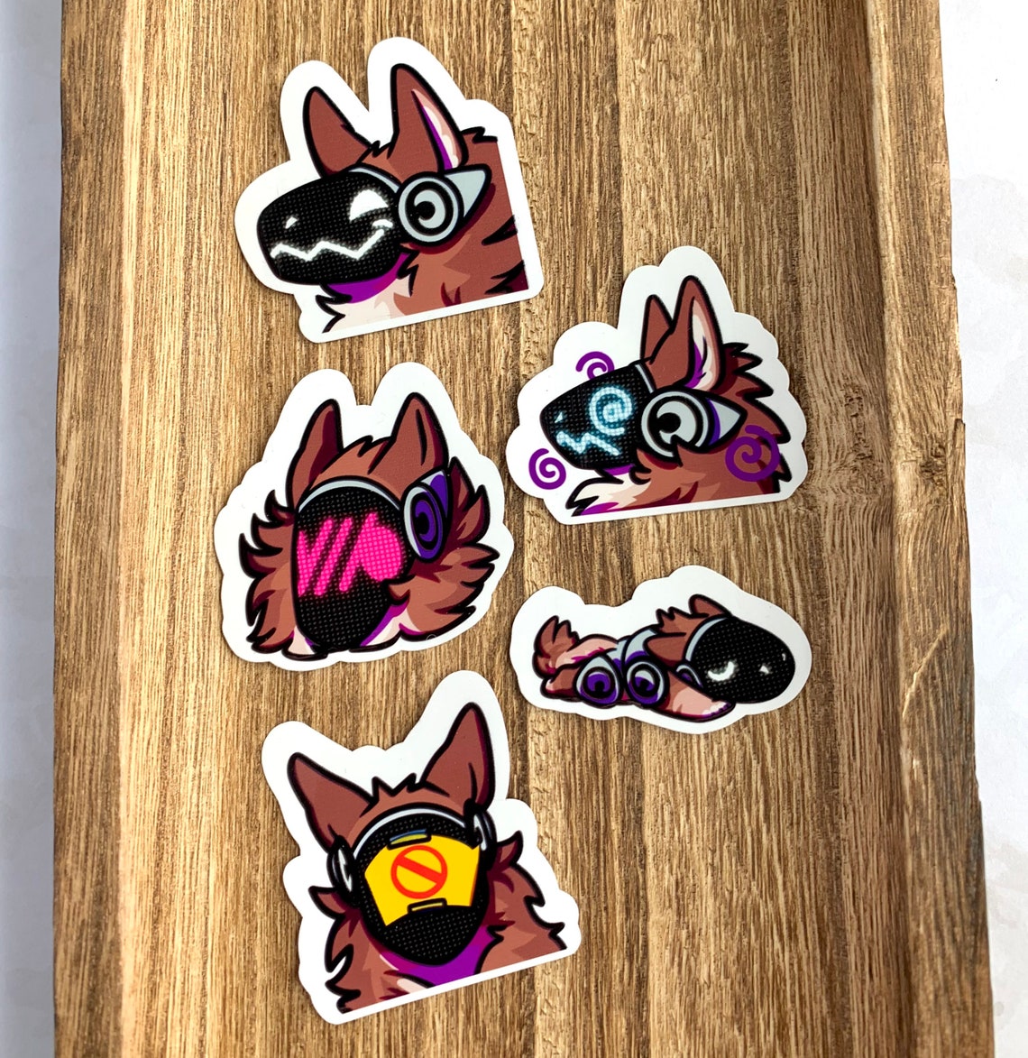 Mama's Den Discord Mascot Furry Stickers | Etsy