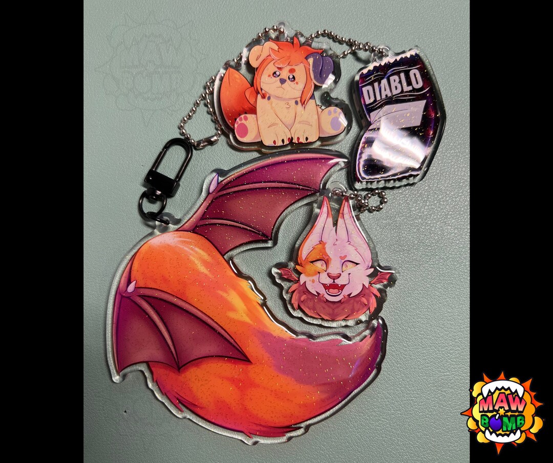 YCH Tail Charm Physical Charm - Etsy