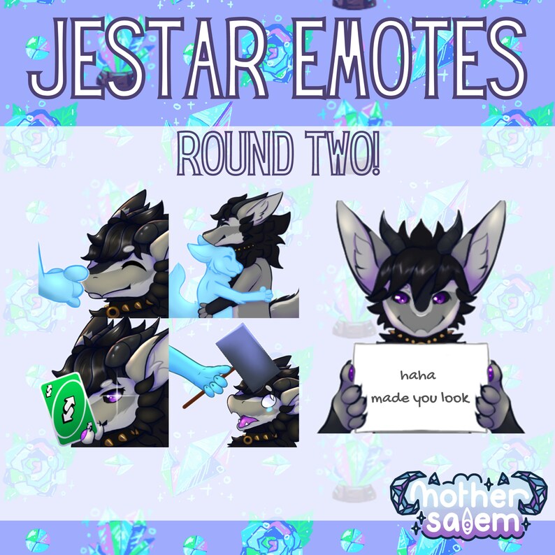 Custom Furry Emotes Emoji Stickers Badges for - Etsy