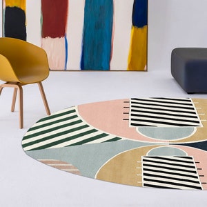 Oval Rugs 6x9, Hand Tuft Carpet, 7x10, 8x11, 9x12, 10x14, Modern Design ...