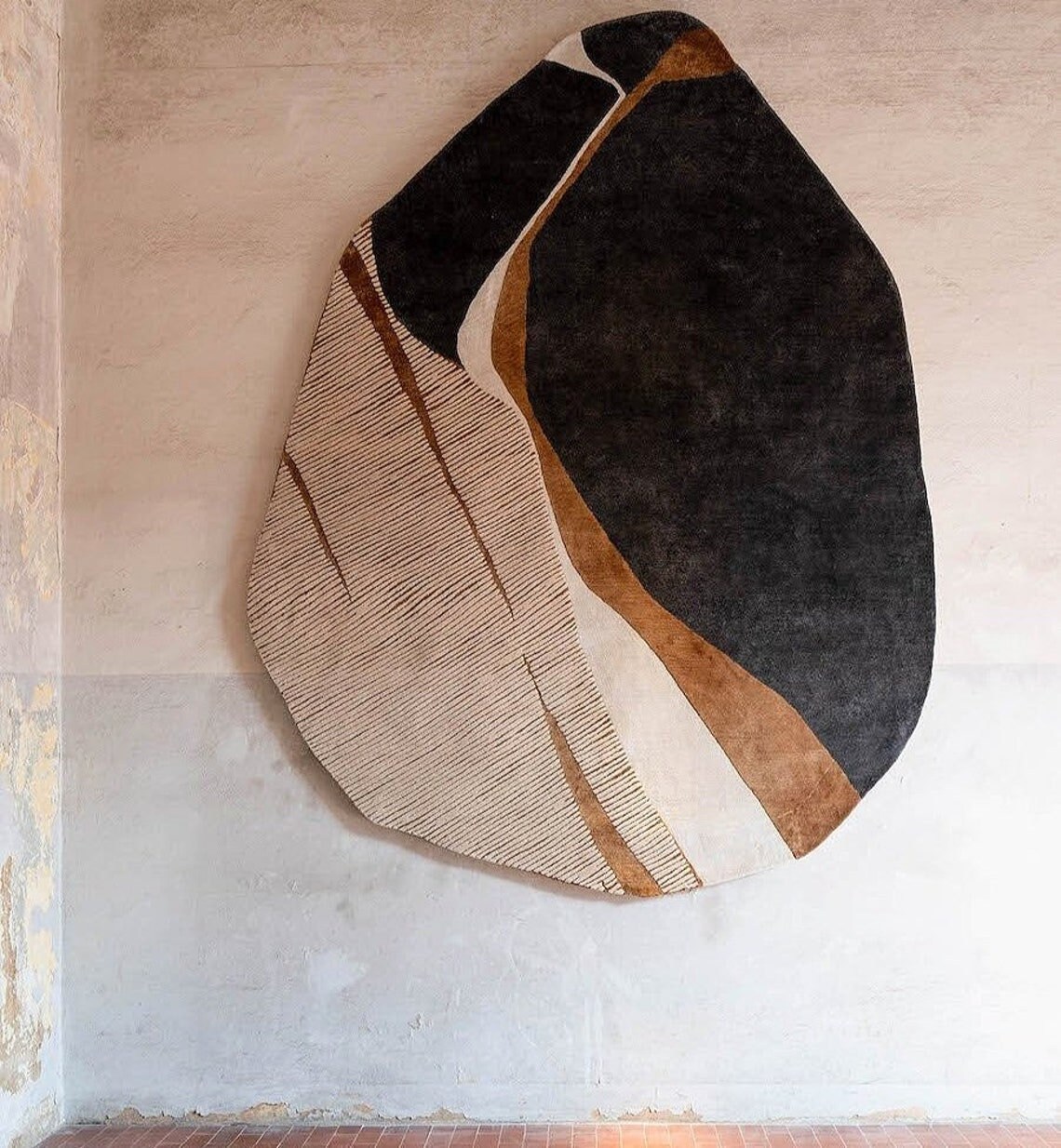 5x7, 6x8 Oval Area Rug / Modern Shape Carpet 6x9, 7x10 / Handmade ...