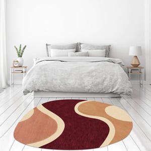 Oval Area Rug ! 5x7, 6x8, 6x9, 7x10 ! Bedroom, Living Room ! Tufted ...