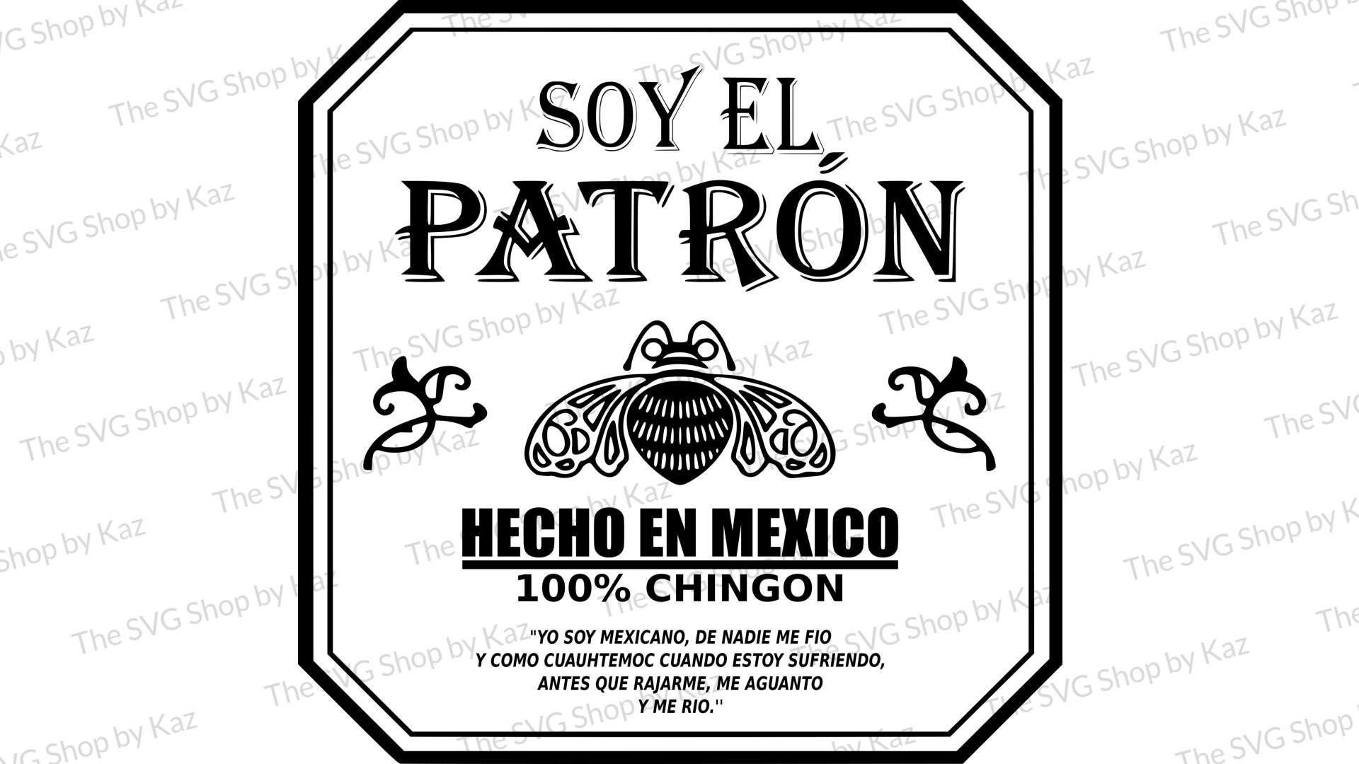 Soy el Patron SVG Spanish Svg Chingon SVG Svg file for | Etsy