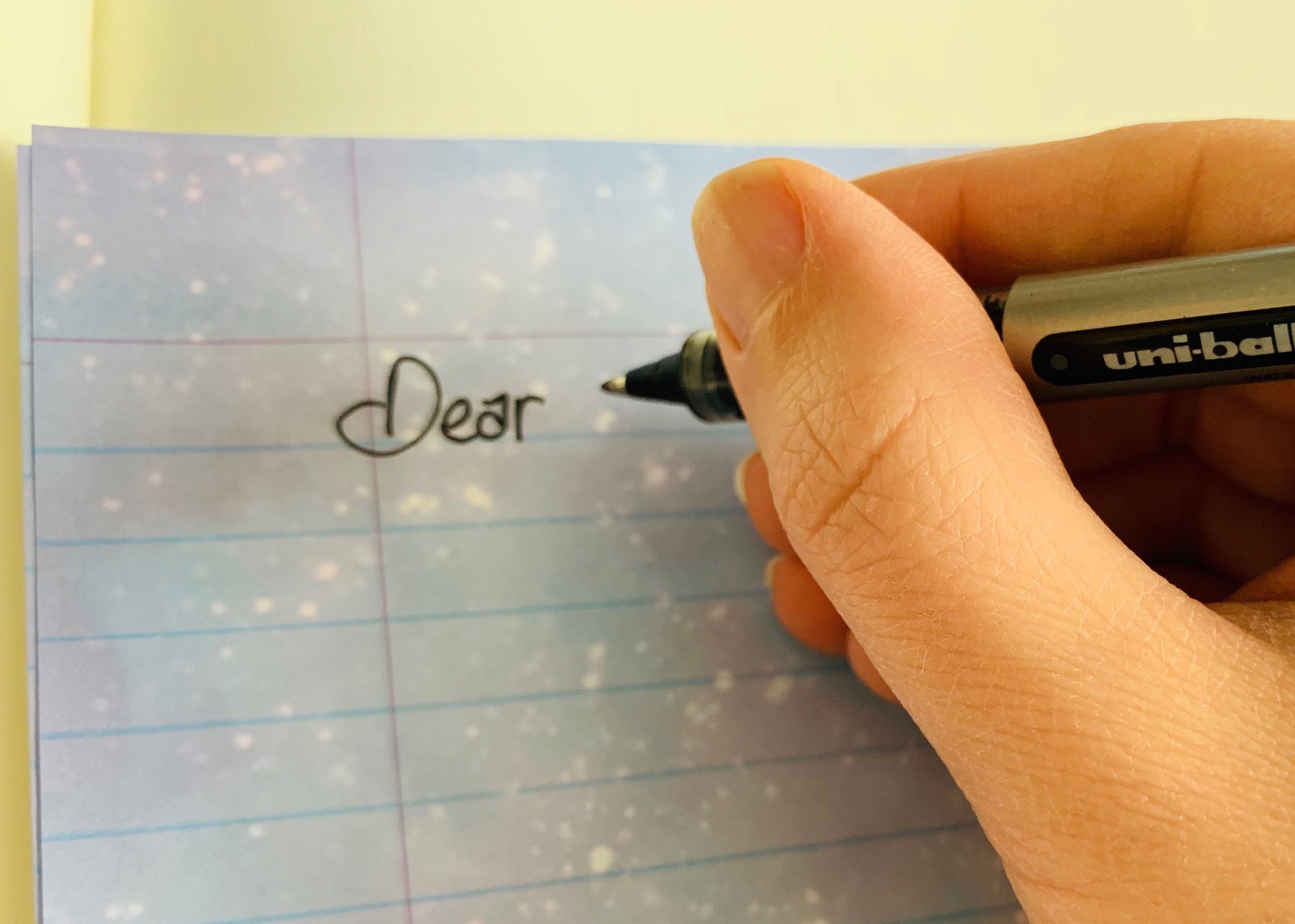 Purple and Blue Space Galaxy Writing Paper, Instant Download, 4 PDF ...