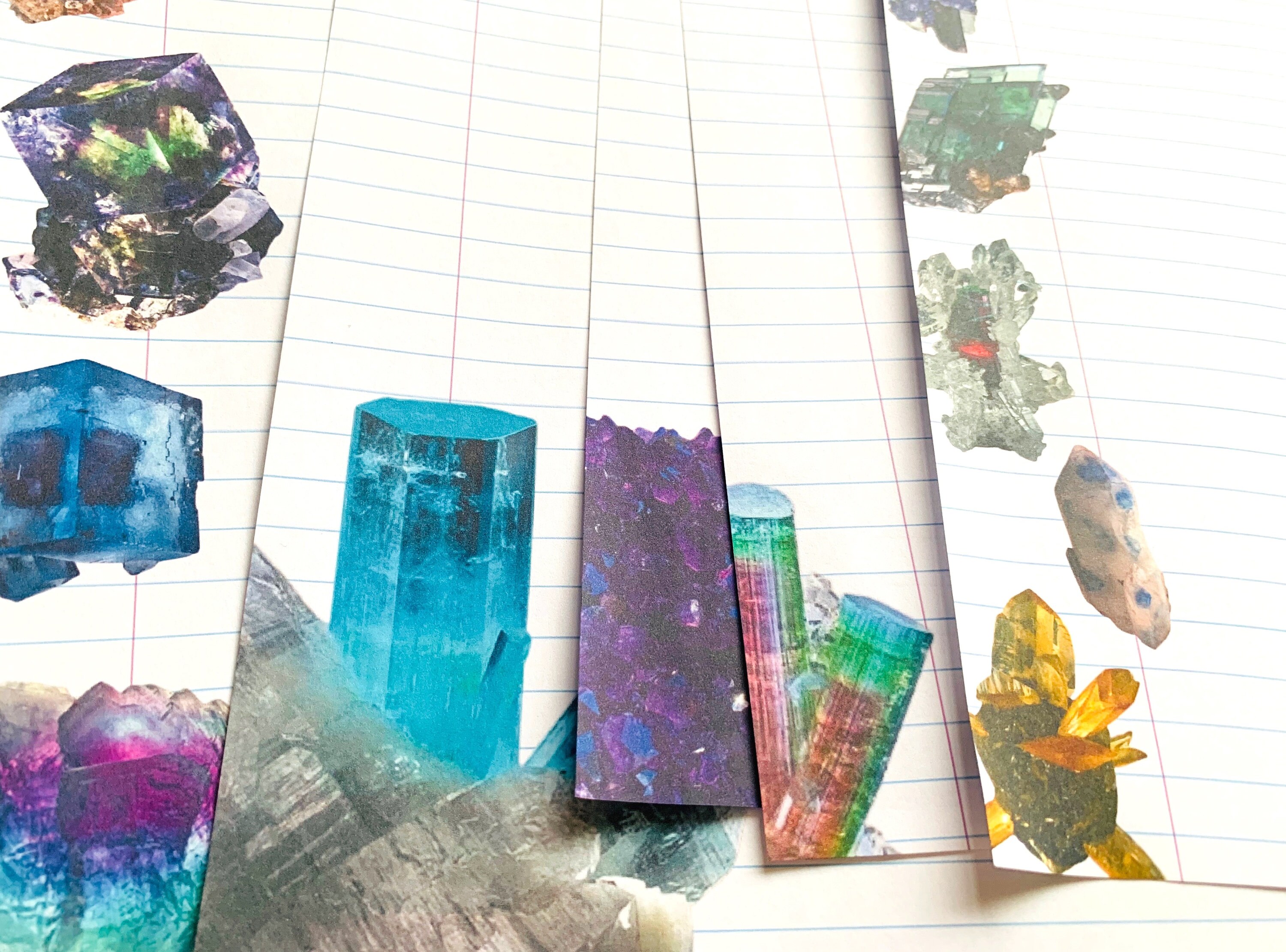 Gemstone Crystal Writing Pack W/ Sticker Sheet INSTANT DOWNLOAD ...