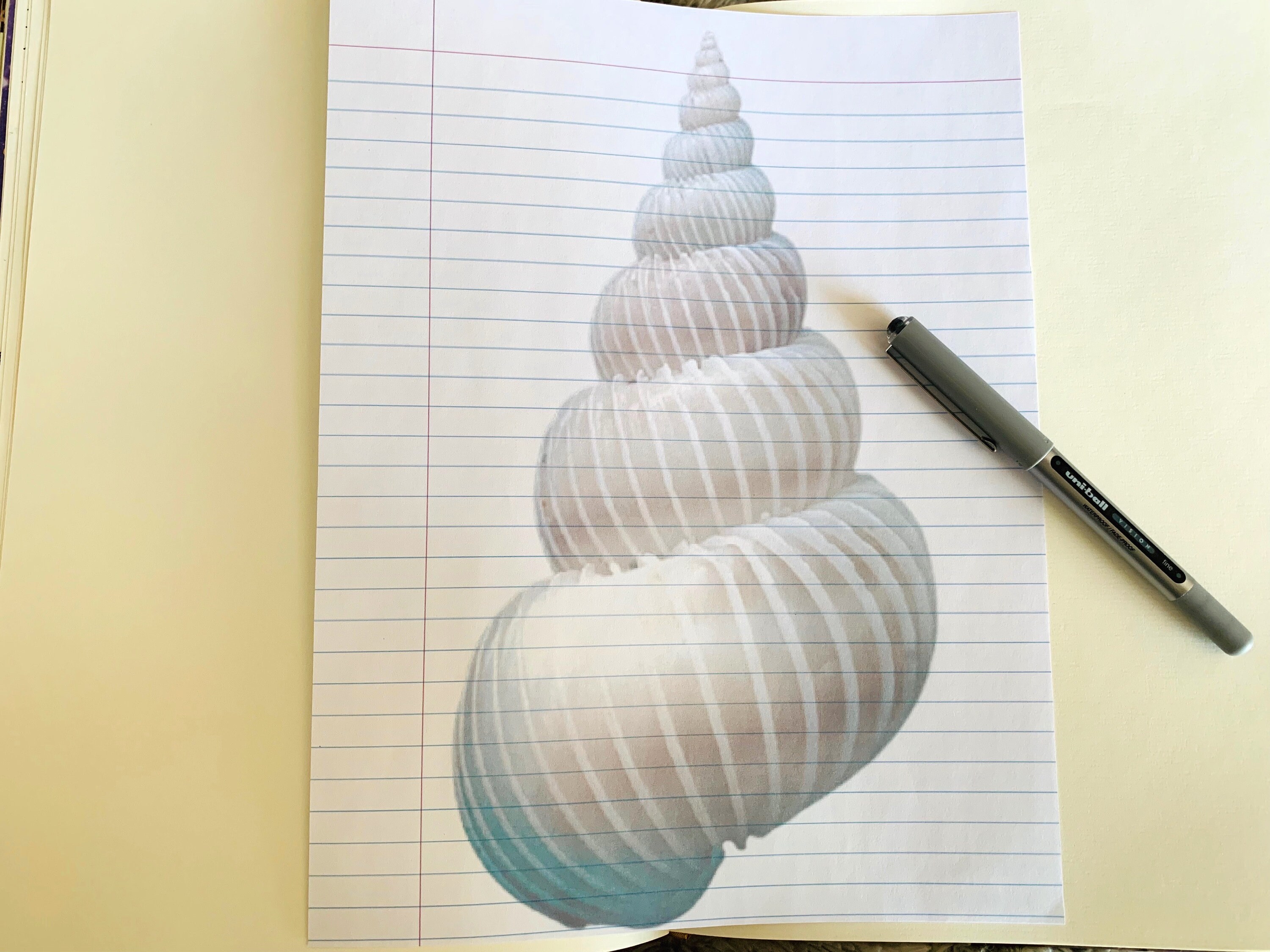 Beach Themed Writing Paper PRINTABLE, Set of 5, for Tropical Sea, Ocean ...