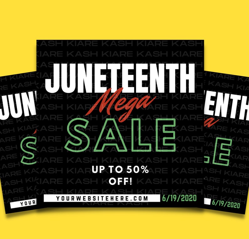JUNETEENTH Flyer| Social Media Flyer| Editable Flyer| Instant Download ...
