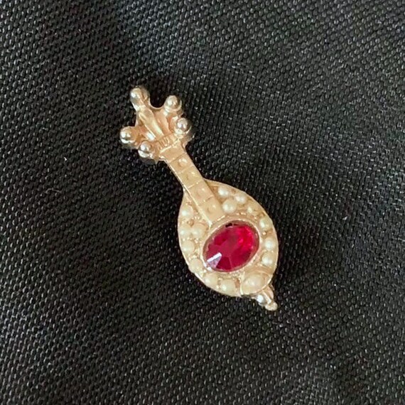 Pair of Tiny Vintage Musical Instrument Scatter Pins … - Gem