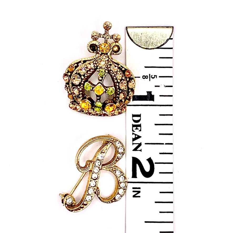 Vintage queen Bee Scatter Pin Sets Choose Crown - Etsy