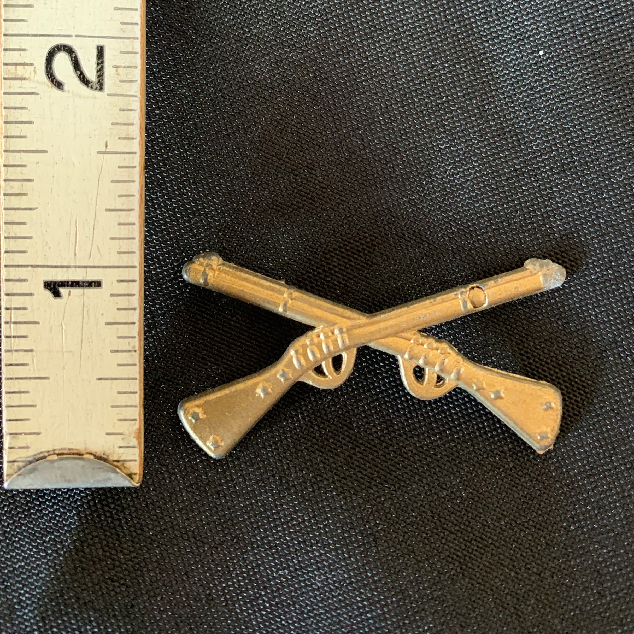WWI US Army Infantry Crossed Rifles Pin - Etsy
