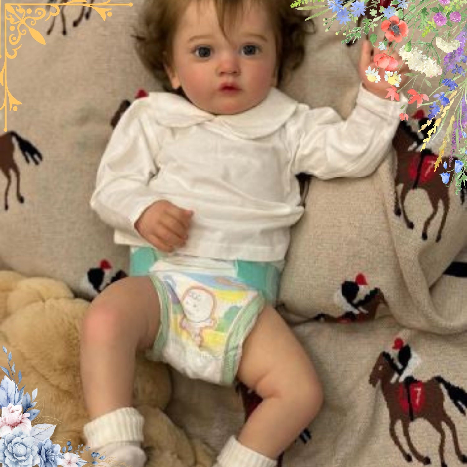 Gorgeous Little Girl Reborn Cute Lifelike Soft and Full Body Silicone ...