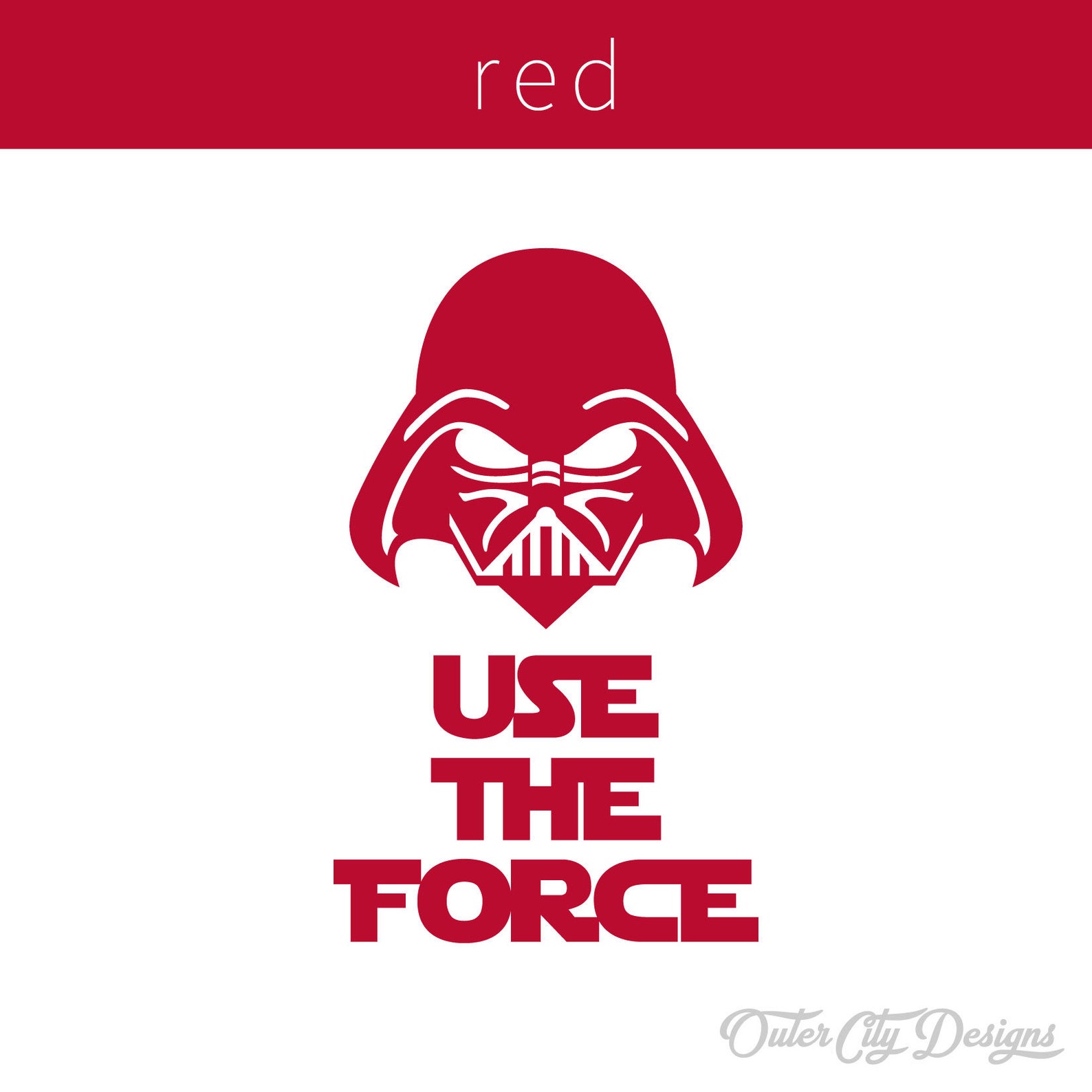 USE THE FORCE Toilet Decal Seat /tank / Wall Decal Custom - Etsy