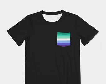 Gay MLM Flag Men T Shirt Gay MLM Pride Men T Shirt LGBTQ | Etsy