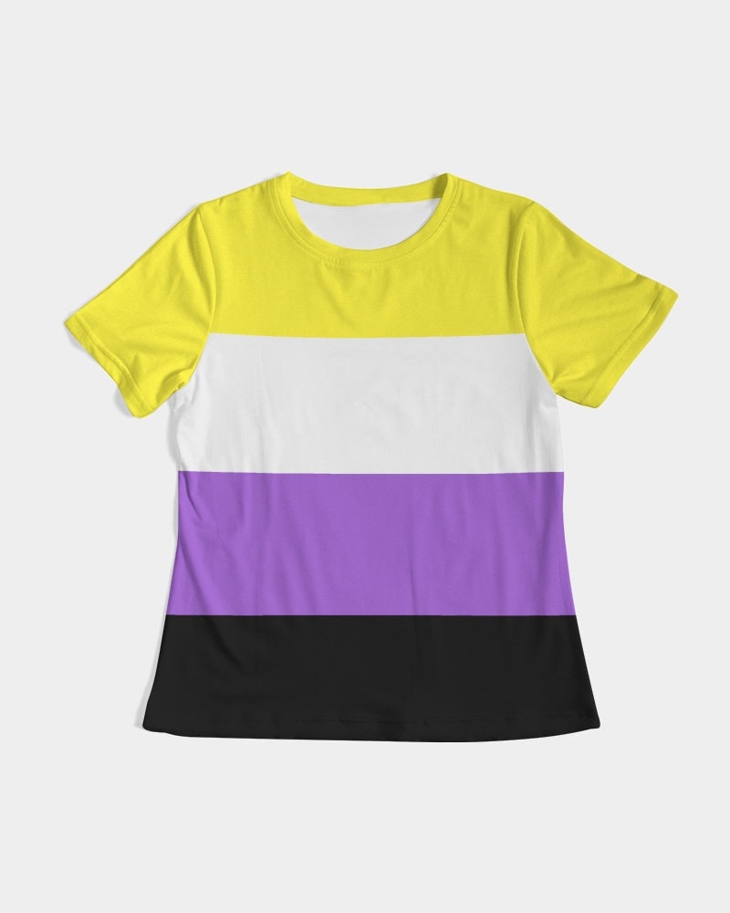 Non Binary Flag T Shirt | Non Binary Pride T Shirt | LGBTQ+ T Shirt - Etsy