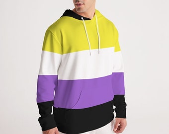 Non-binary Pride Flag Hoodie - Etsy
